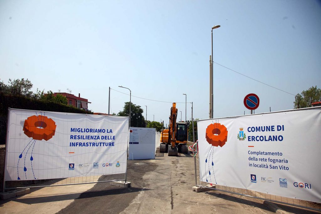 Ercolano, via i lavori per la rete fognaria a San Vito - Metropolisweb