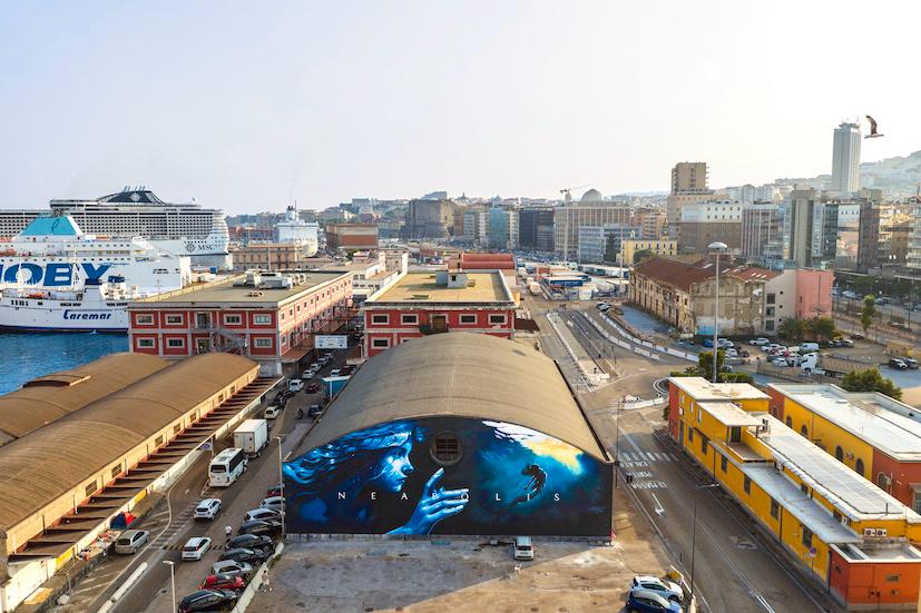Napoli, conclusa la prima opera de "Il porto dei murales" - Metropolisweb