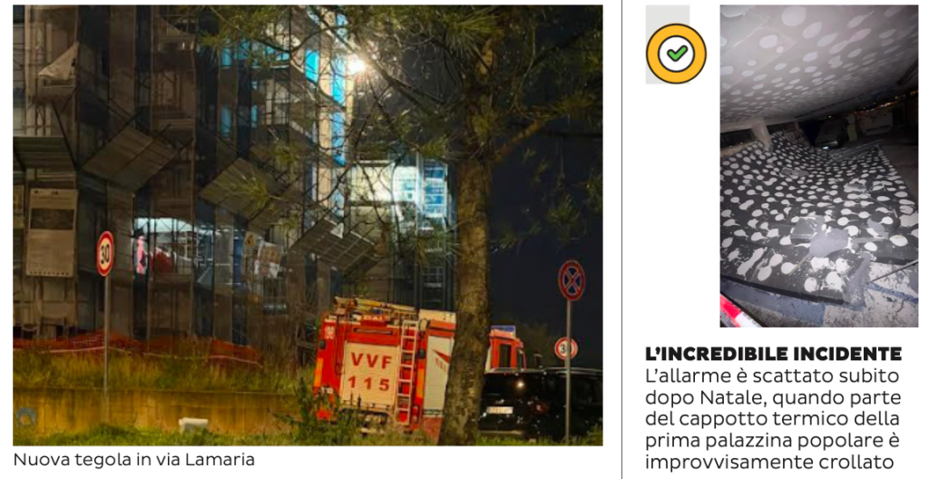 Torre del Greco, lavori-disastro alle palazzine: crolla il cappotto ...