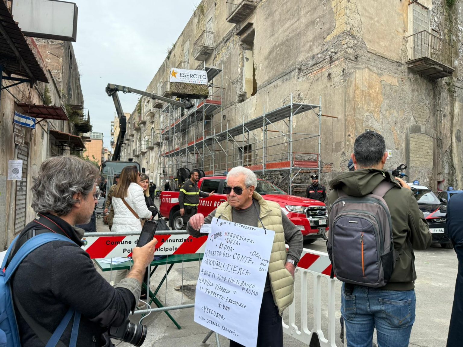 Torre Annunziata, Palazzo Fienga: via al crollo della roccaforte dei Gionta